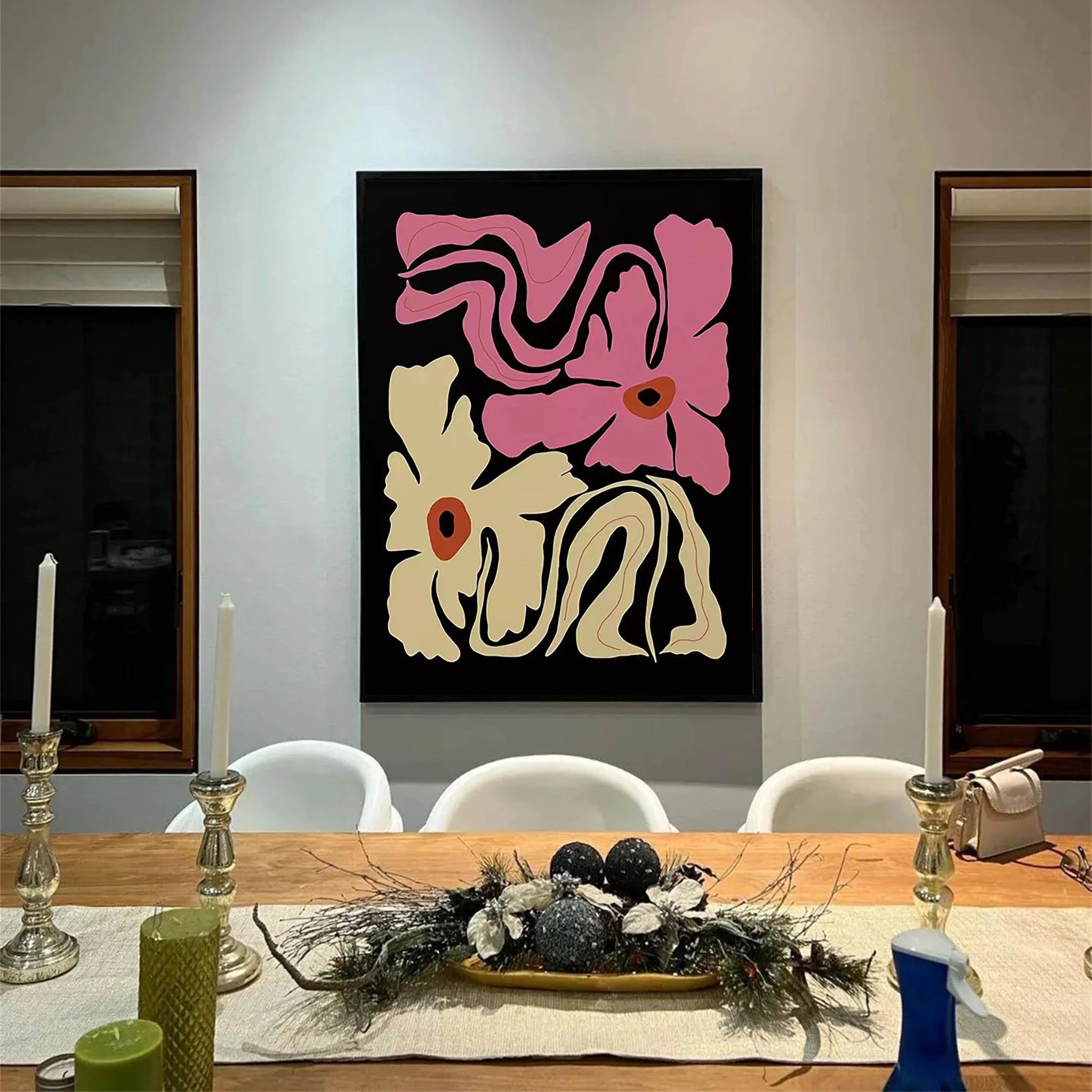 Colorful POP 40 x 40 abstract Textured Wall Art, Decor for Wall #PA014