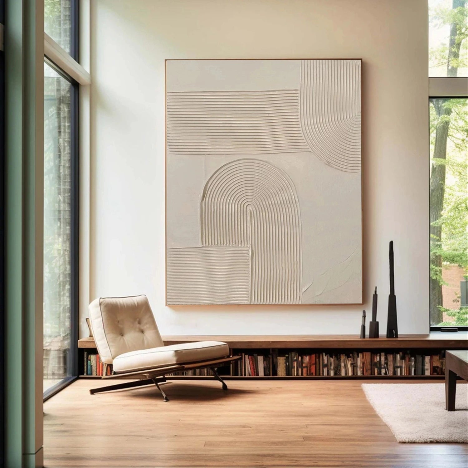 Minimalist Brown & Beige Art #MB028