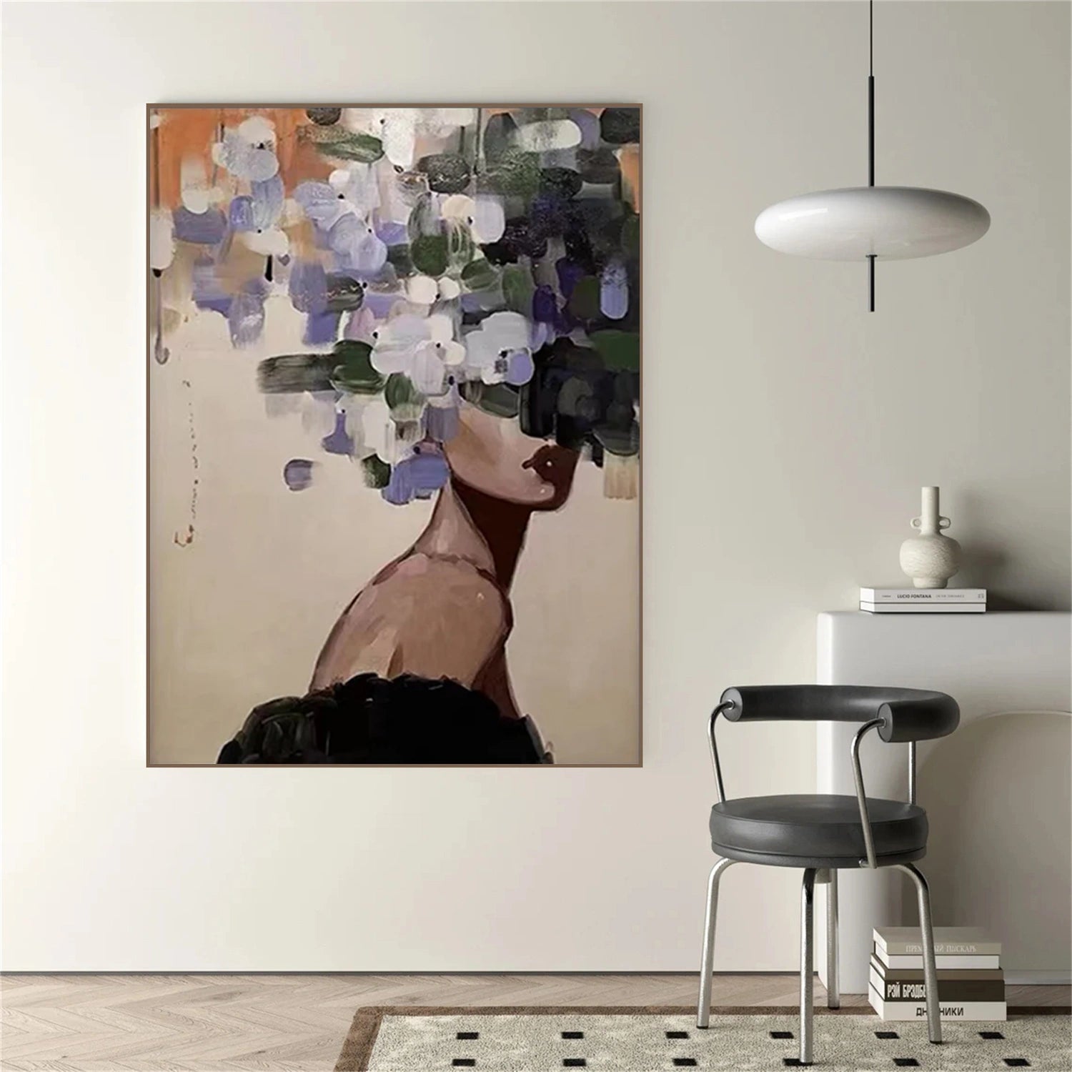 Abstract Art Colorful Portrait Painting #AP038