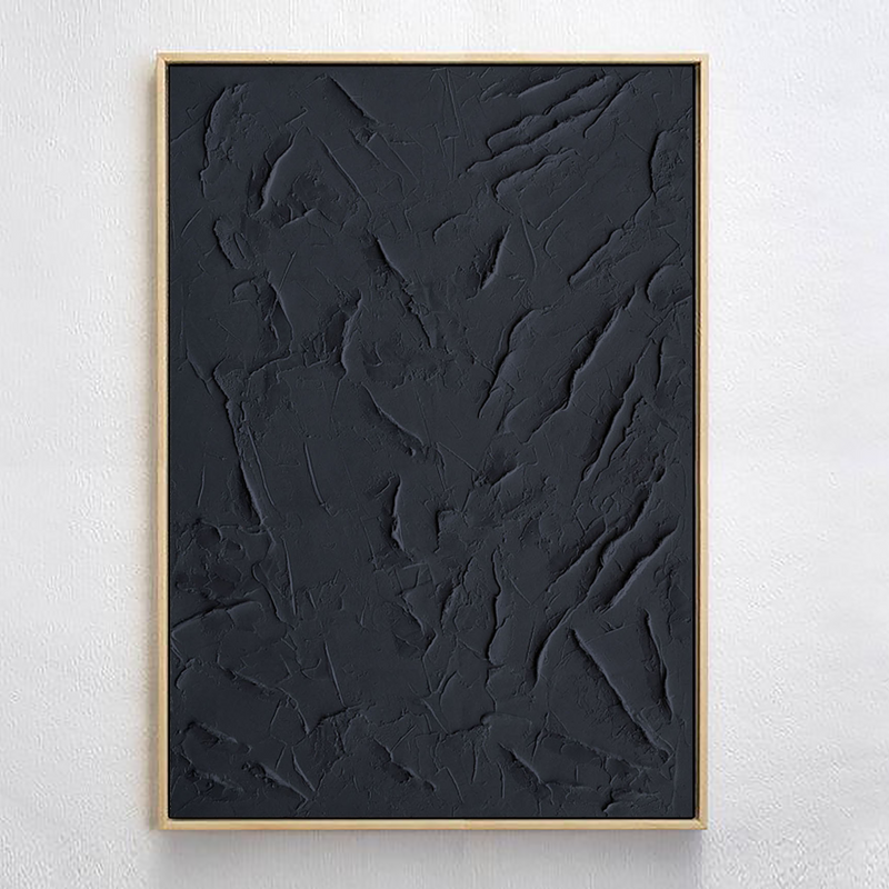 3D Textured Plaster Art Minimalist Painting on Canvas Original by ...